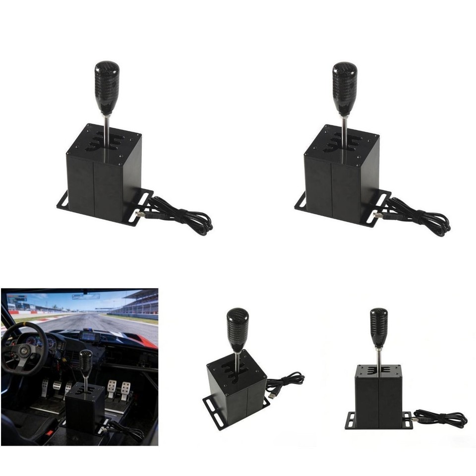 Portable Shifter Sim Racing Setup PC USB Gear Shifter Sim Racing ...