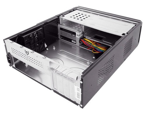 CiT S012B Slim Micro ATX/Mini ITX PC Case mATX With 300W PSU Card ...