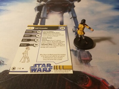 Star Wars Miniatures Jedi Academy 02 Jedi Crusader | eBay