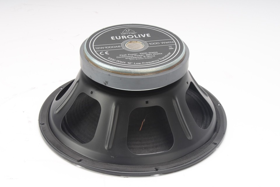 Behringer Eurolive B212D 250-Watt, 8 Ohms 12" LF Transducer/Driver | eBay