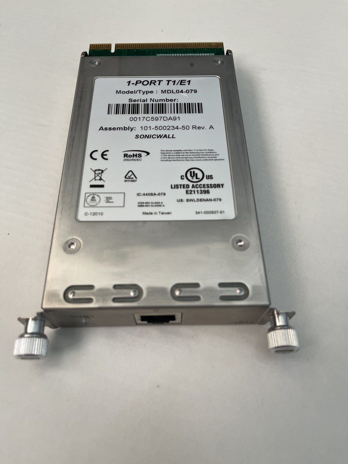 SonicWALL NSA 250M Firewall, Lab Unit, Bonus T1/E1 Network interface ...