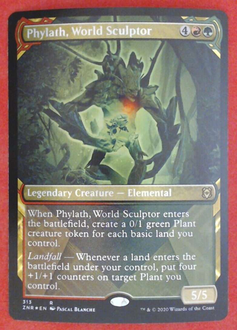 MTG Bling - Foil Showcase - Phylath, World Sculptor - Zendikar Rising ...