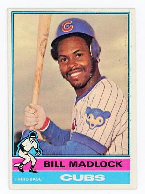 1976 Topps #640 Bill Madlock Chicago Cubs 3B Vintage Baseball Card MLB ...