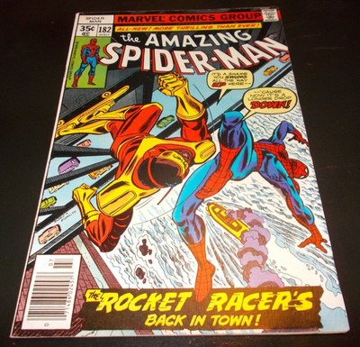 Marvel Comics: The Amazing Spider-Man #182 Rocket Racer's back in town ...