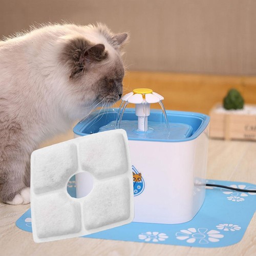 Automatic Pet Drinking Fountain Filter Mat Cat Dog Water Dispenser ...