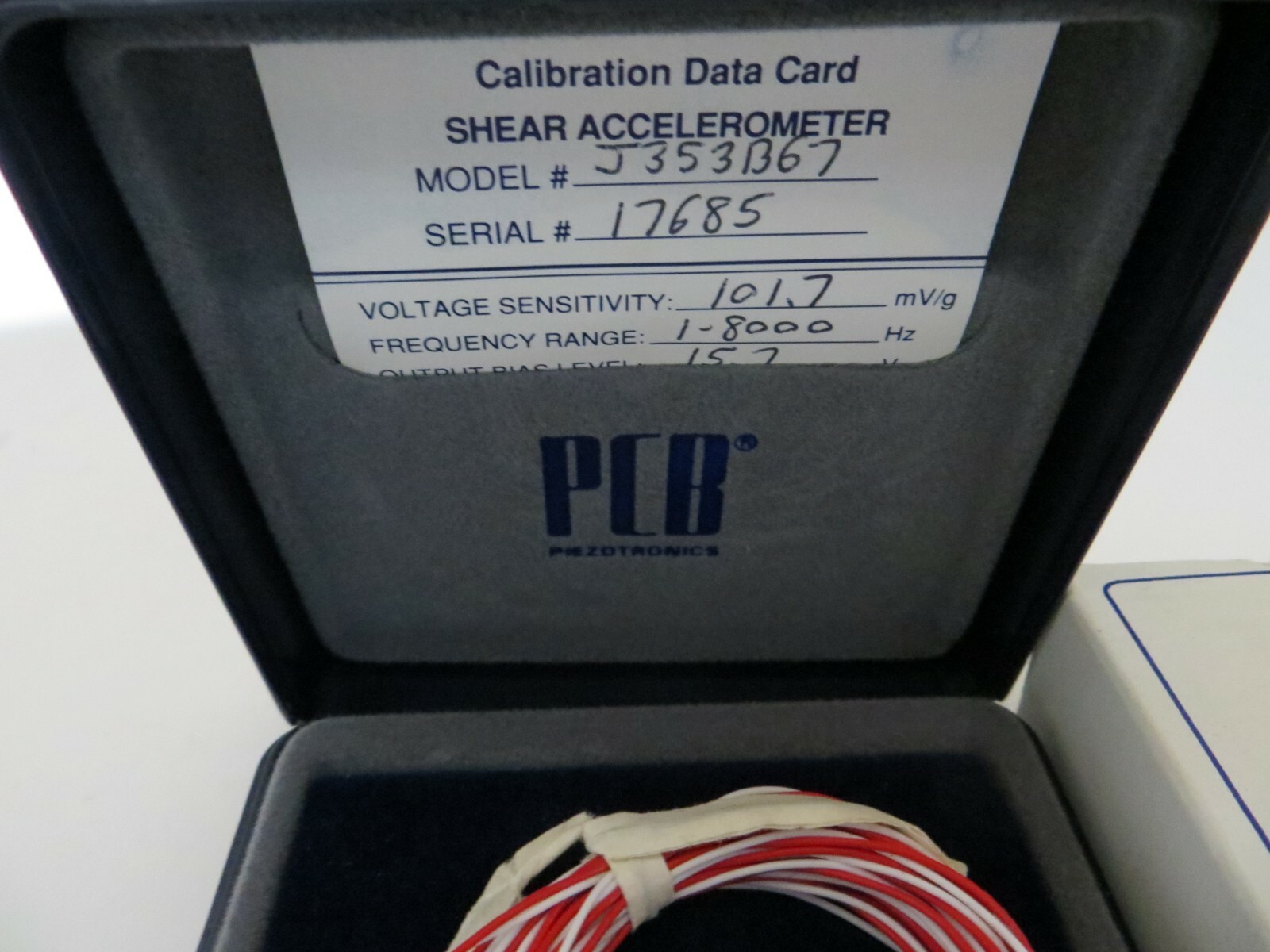 PCB Piezotronics 353B 67 Miniature Quartz Shear Accelerometer | eBay