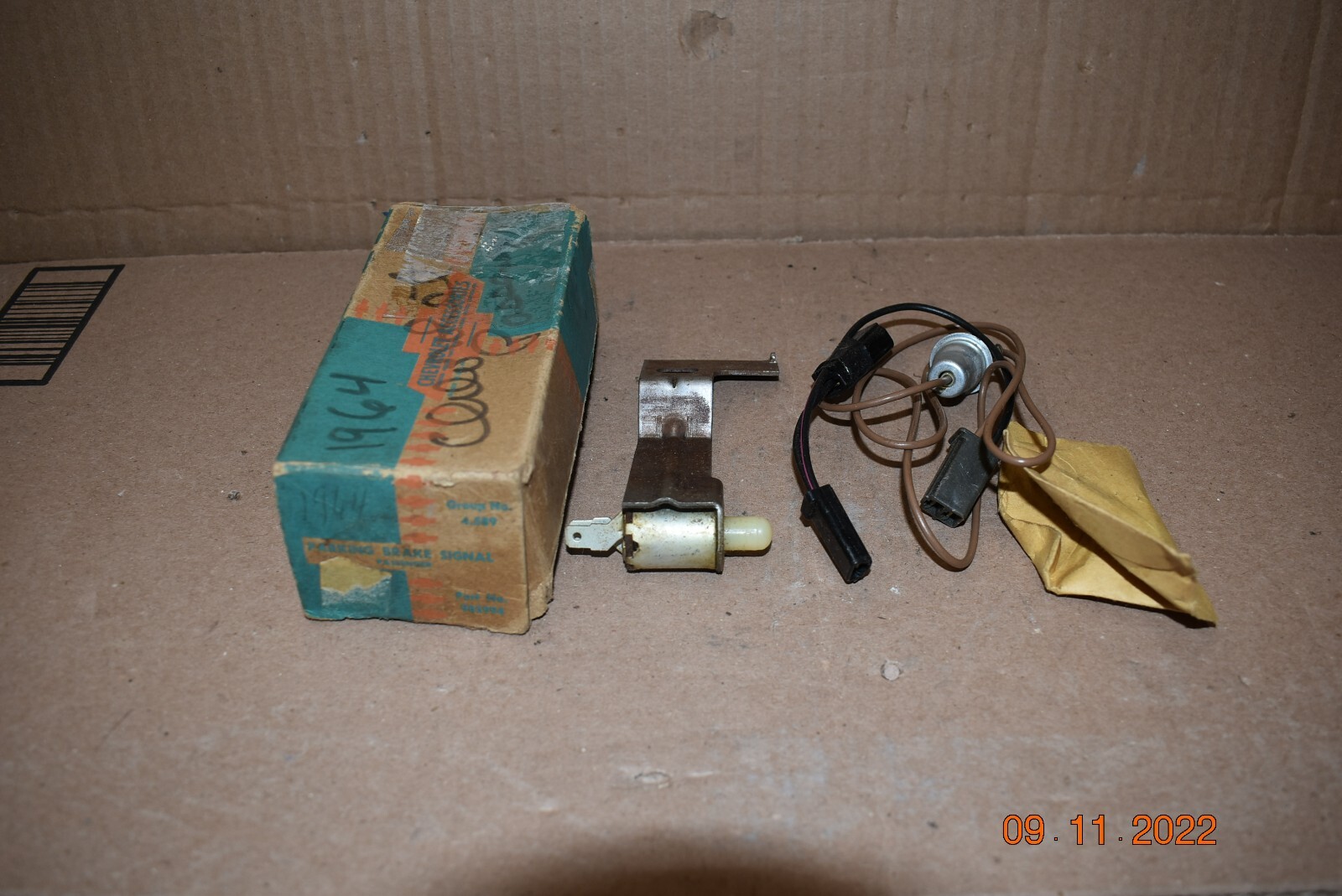 NOS 1964 GM Impala SS Bel-Air Biscayne Parking Brake Alarm Kit | 985994 ...