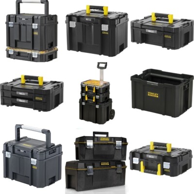 Stanley FATMAX Tool Box SET Pro-Stack Toolbox Rolling W/ Organiser ...