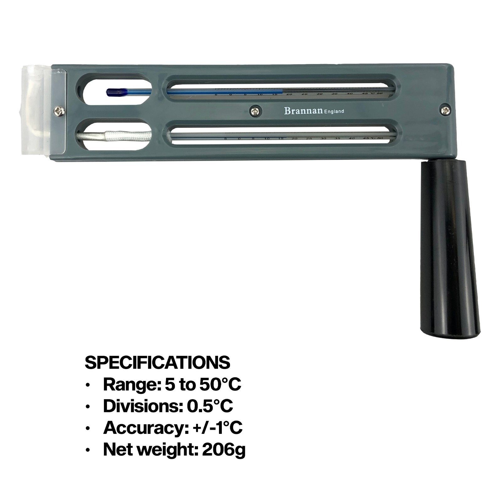 Brannan Whirling Hygrometer Sling Psychrometer with Folding Handle ...
