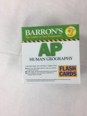 Barron’s AP Human Geography Flash Cards | eBay