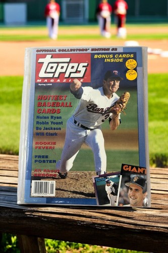 Spring 1990 Topps Magazine Collector's Edition # 2 Nolan Ryan w/Cards ...