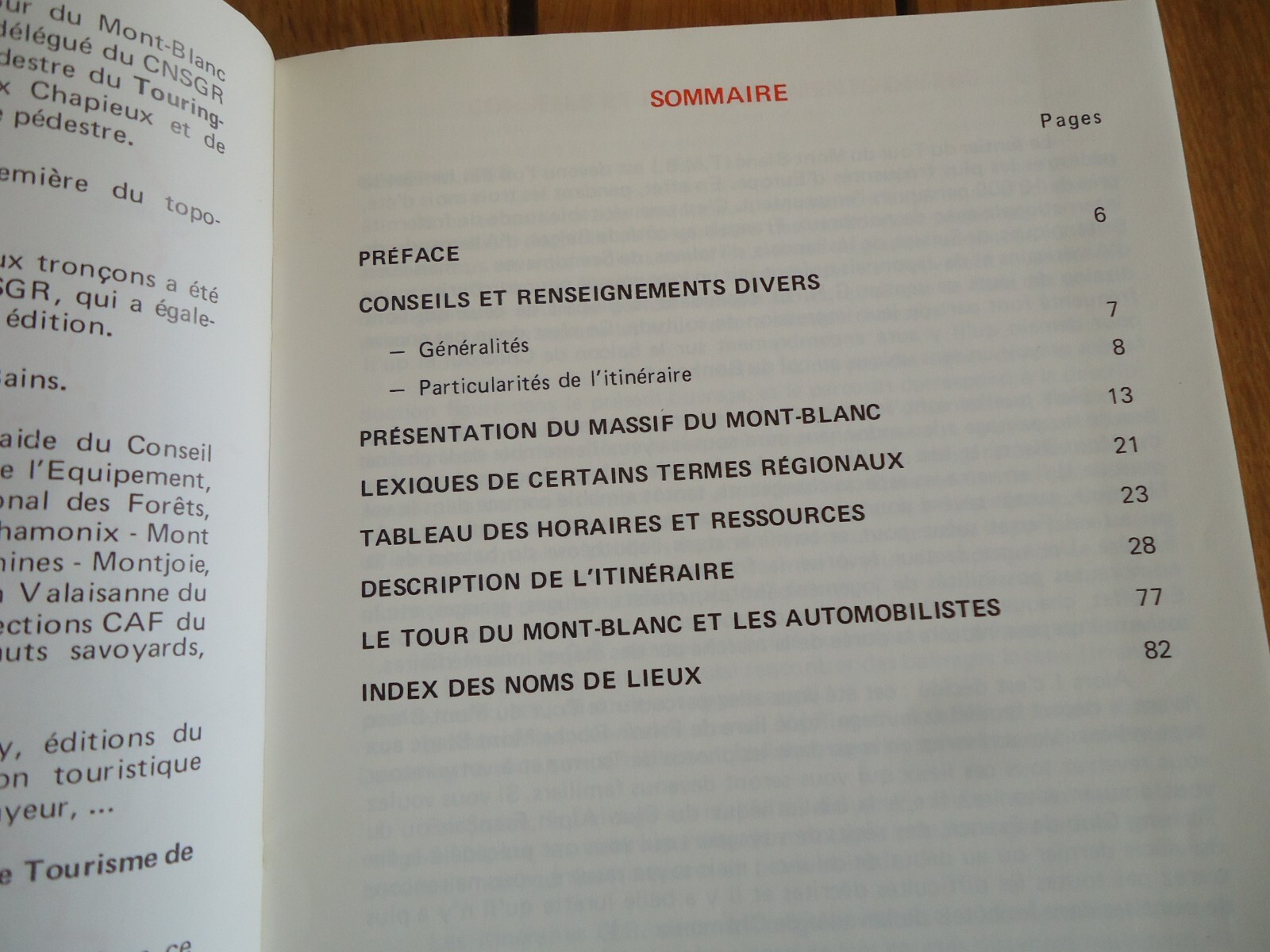 SENTIER GRANDE RANDONNEE MONT-BLANC G.R TMB TOPO-GUIDE HAUTE MONTAGNE ...