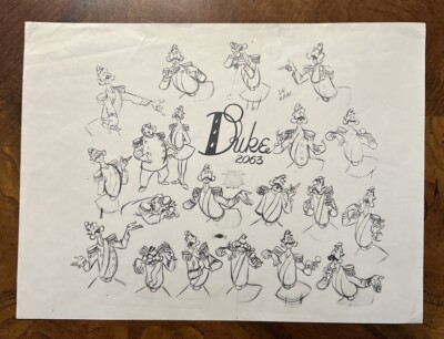 Cinderella Walt Disney PhotoStat Model Sheet The Duke Original | eBay