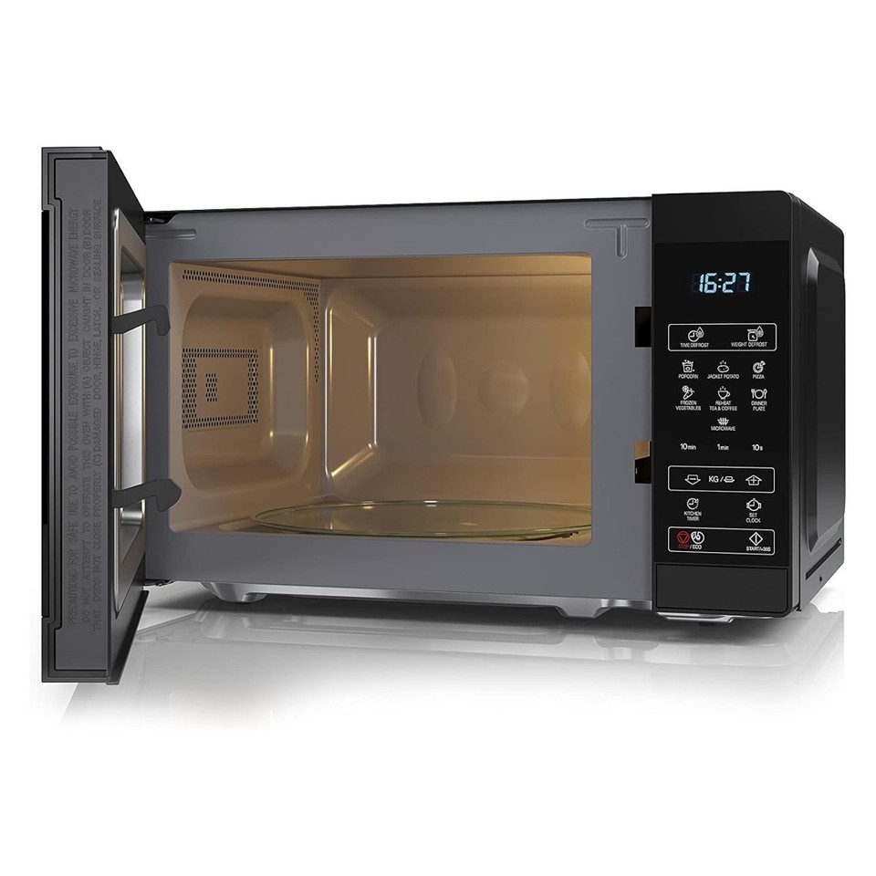 Sharp YC-MS02U-B 20L 800 W Solo Microwave Eco-Mode, 11 Power Levels ...