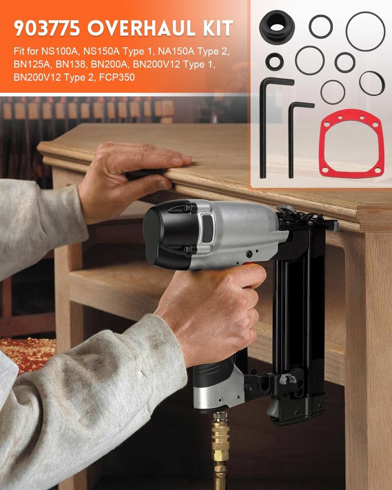 903775 Overhaul Kit Fit for Porter Cable Brad Nailers BN125A BN138 ...