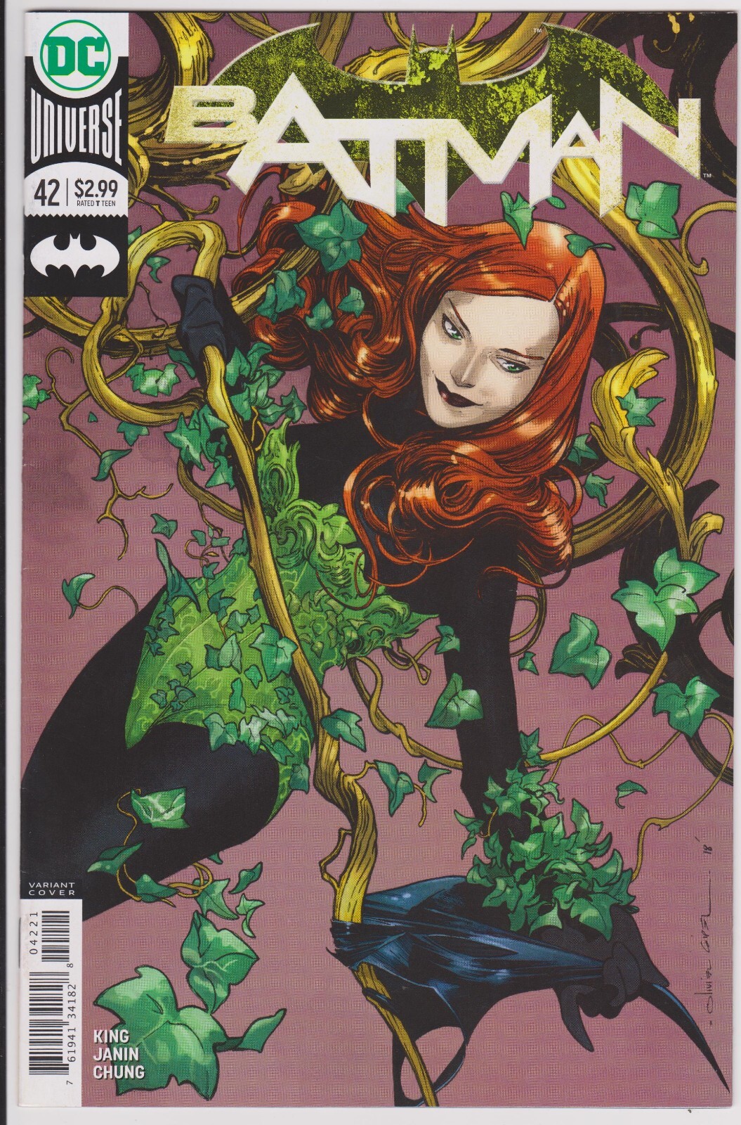 Batman Issue #42 Comic Book. Variant Cover. Volume 3. Tom King. DC 2018 ...