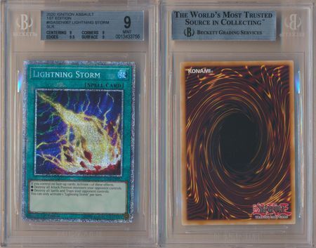 Lightning Storm - IGAS-EN067 - BGS 9 MINT - Starlight Rare 1st Yugioh ...