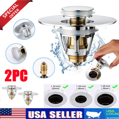 Drain Magic Universal Sink Stopper, Instantly Replace Broken Stoppers ...