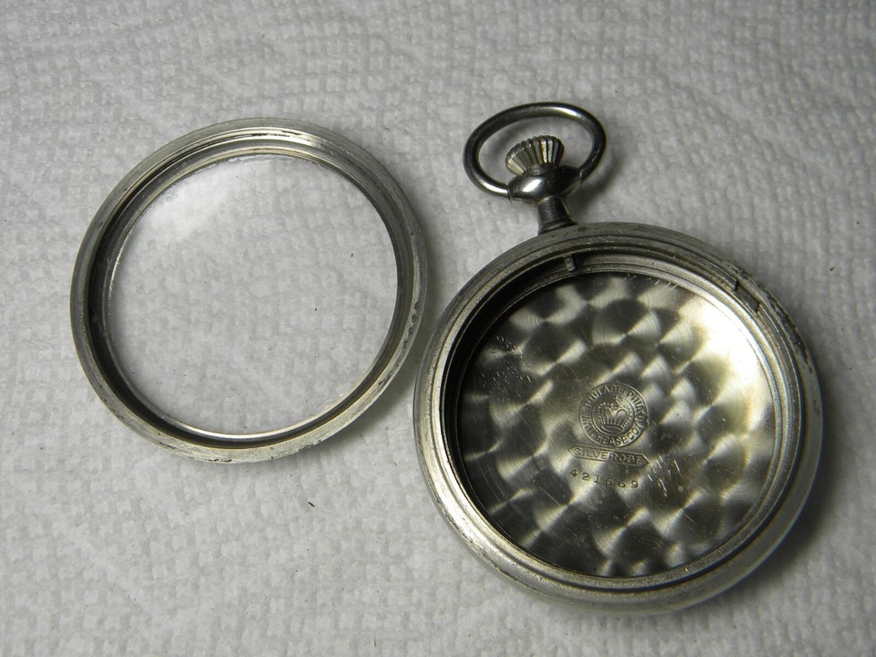 Pair Philadelphia 18S Silverode Pocket Watch Cases Slot Right Restore ...