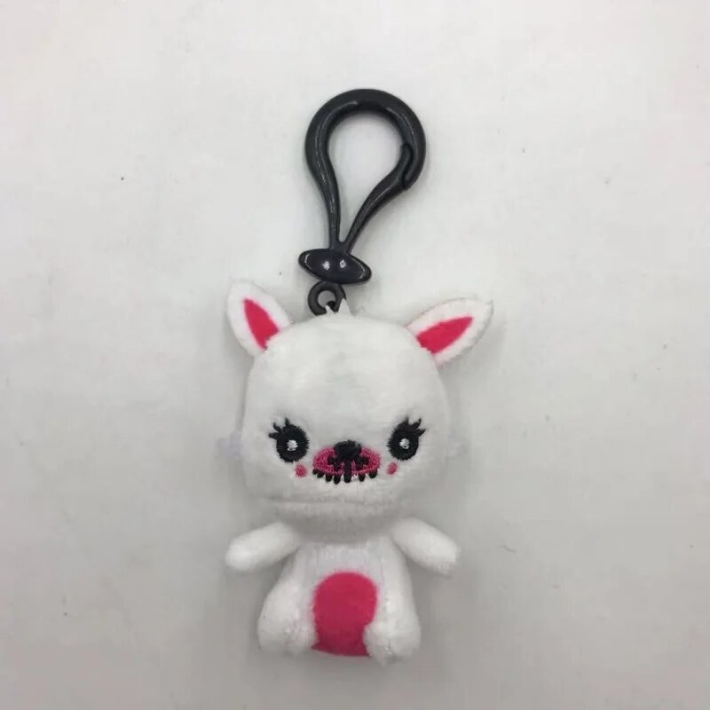 10cm FNAF Plush Keychain Bear Foxy Chica Clown Bonnie Plushie Keychain ...