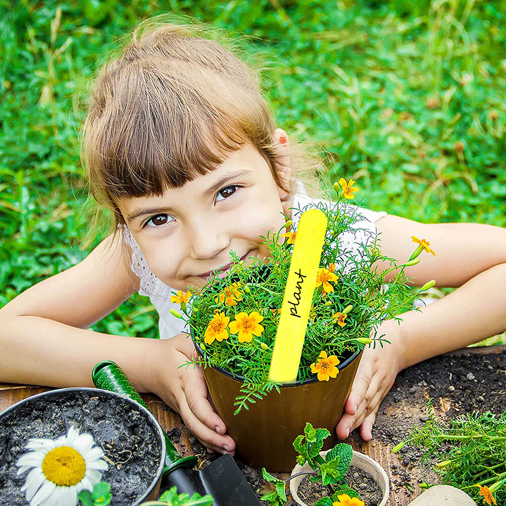 Flower Pots Plant Tags Classification Sorting Sign Potted Marker Garden ...