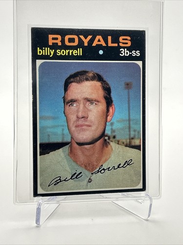 1971 Topps Billy Sorrell Baseball Card #17 VG-EX Quality FREE SHIPPING ...