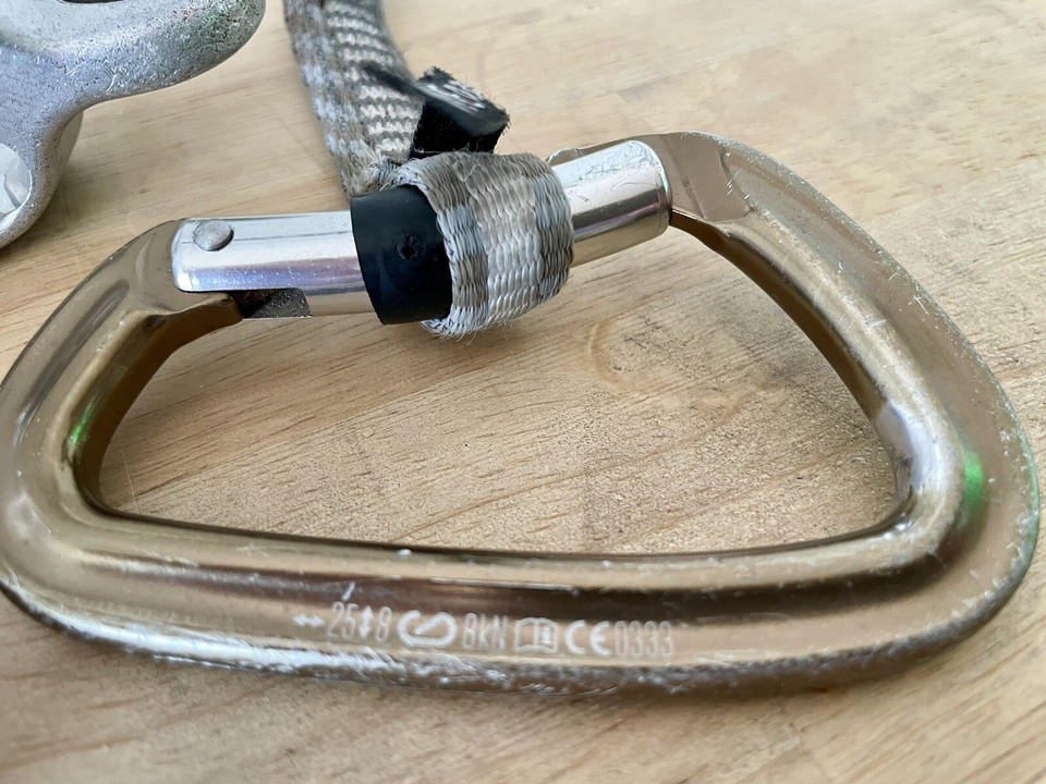 Black Diamond ATC Guide Belay/Rappel Device Locking Carabiners (lot of ...