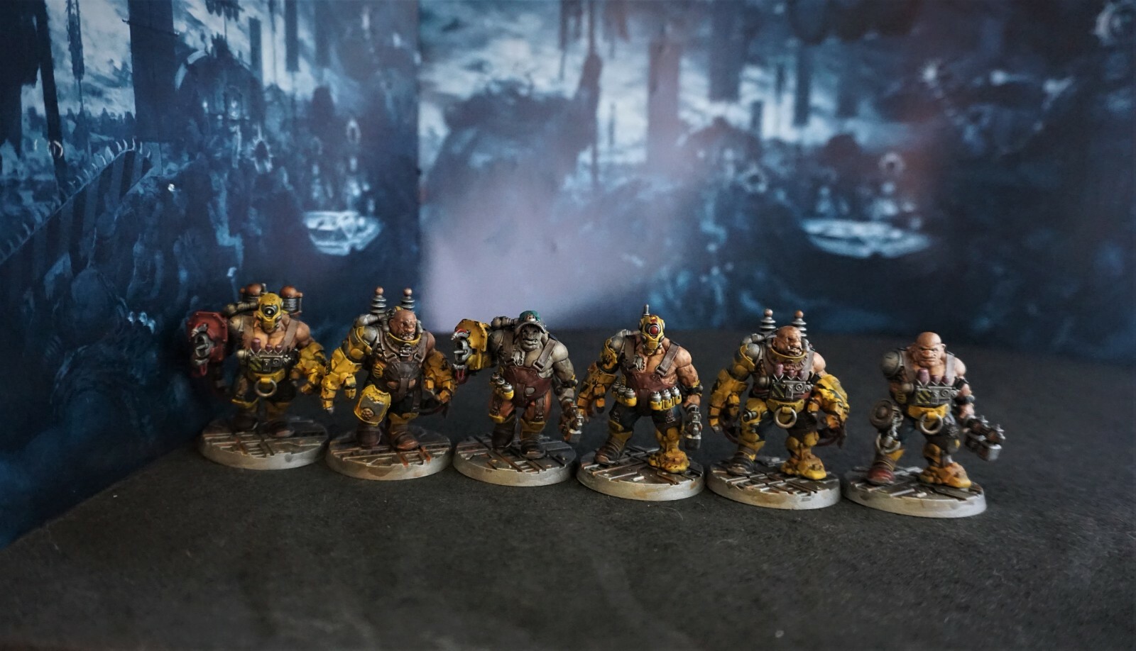 Slave Ogryn Gang painted Necromunda Warhammer 40k House of Chains | eBay