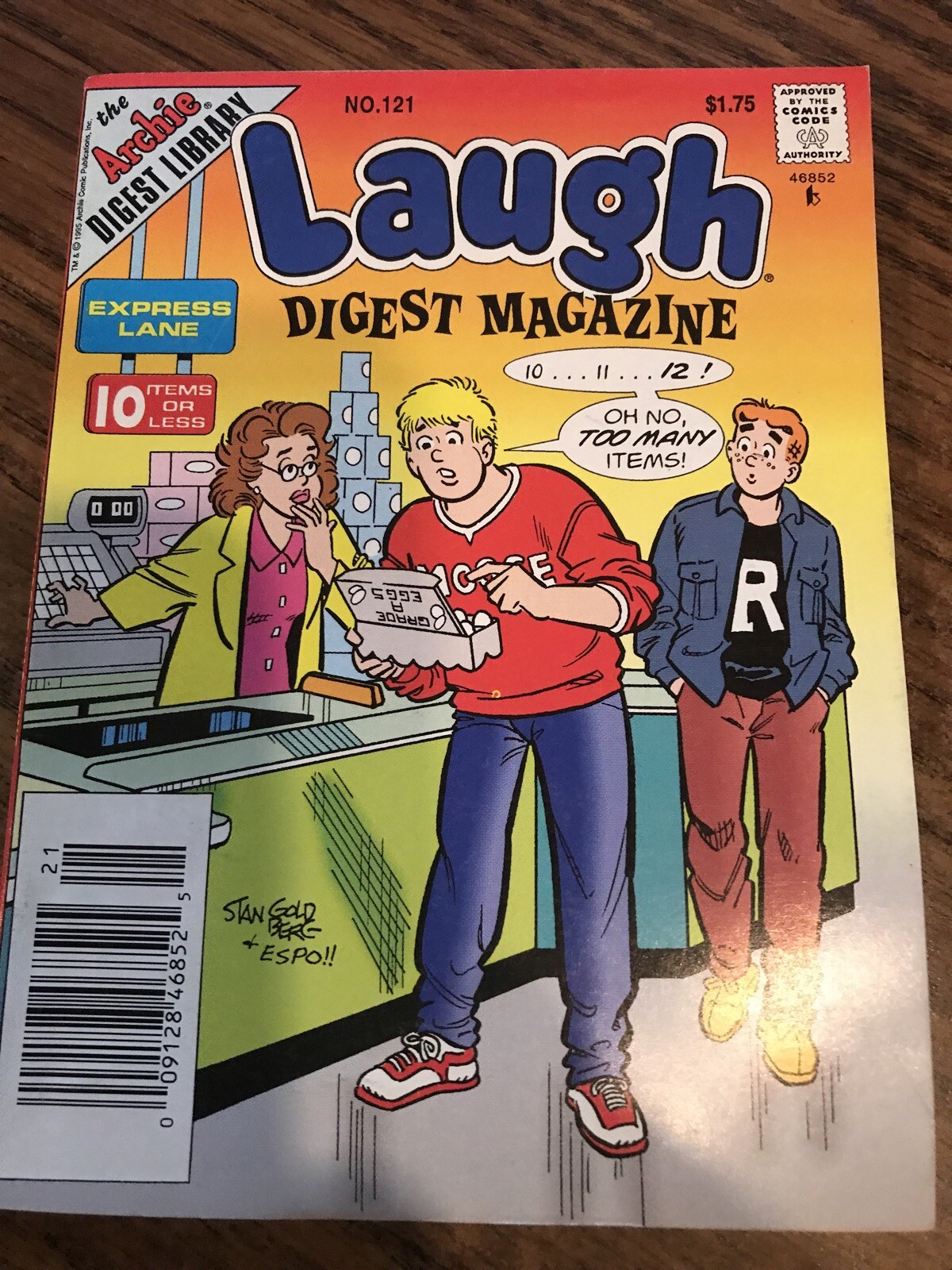 VINTAGE - ARCHIE COMICS DIGEST MAGAZINE - Laugh #121 (1995) | eBay