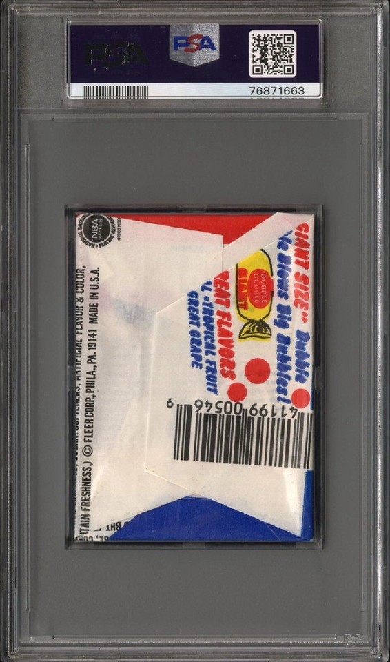 1986-87 Fleer Basketball Unopened Wax Pack Michael Jordan Sticker on ...