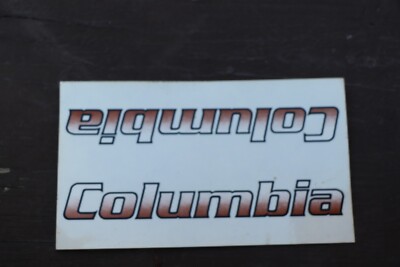 Original Columbia bicycle tube frame stickers, nos factory!!!! | eBay