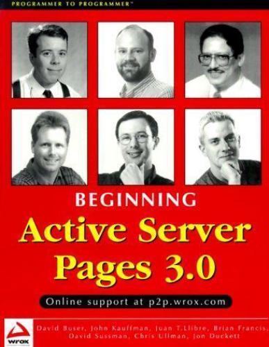 Beginning Ser.: Active Server Pages 3.0 by Jon Duckett, Brian Francis ...