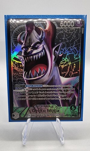 Gecko Moria Leader Alt Art OP06-080 One Piece Wings The Captain | eBay