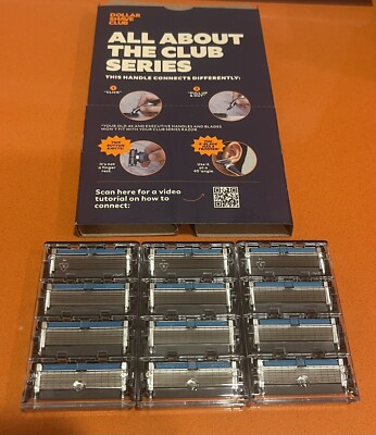 12 x DOLLAR SHAVE CLUB RAZORS 6 BLADE Cartridges: 3 x 4 Packs DSC | eBay