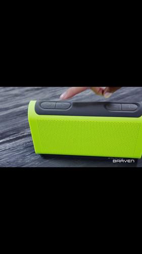 BRAVEN BALANCE Portable Wireless Bluetooth Speaker - Electric Lime for ...