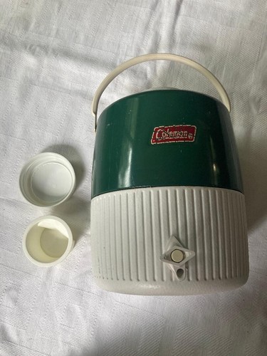Vintage Coleman 3 Gallon Water Cooler Jug Dispenser w/ Cup Lid ...