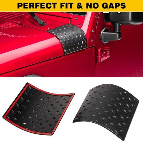 Engine Hood Armor Body Cowl Cover Side Trim For JK Jeep Wrangler 2007 ...