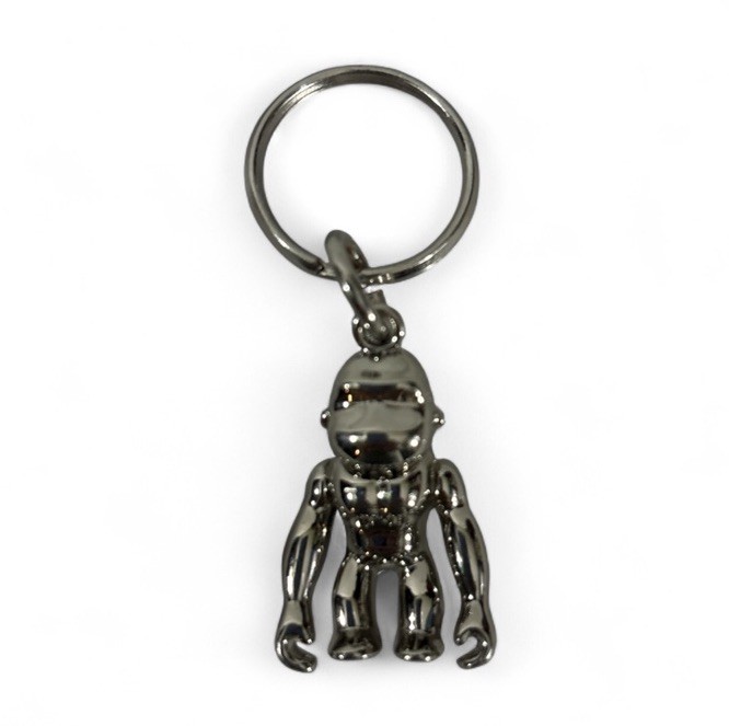 NWOT KIPLING Silver Metal Monkey Key Chain Ring Bag Charm Fob | eBay