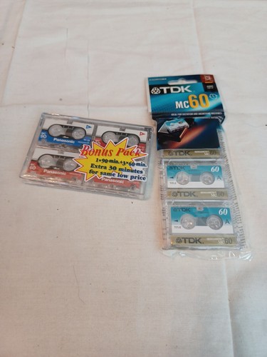 Lot Of 7 NEW Microcasettes - Panasonic, TDK | eBay