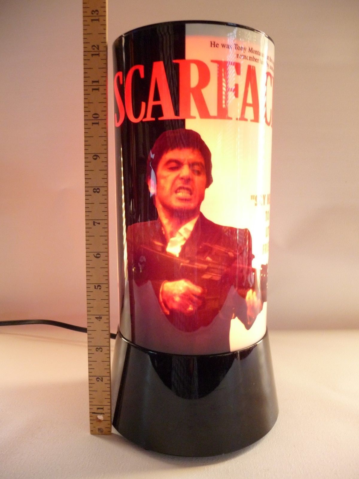 1994 Al Pacino as Tony Montana Scarface Light Rotating Lamp by Rabbit ...