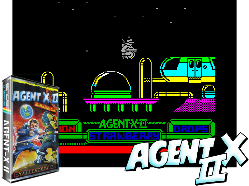 Sinclair ZX Spectrum 48K Game - AGENT X 2 - Mastertronic - Tested ...