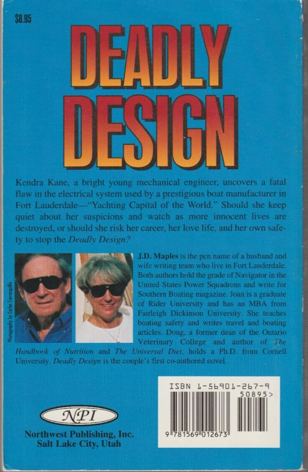 Deadly Design by J. D. Maples Paperback Very Good 9781569012673| eBay