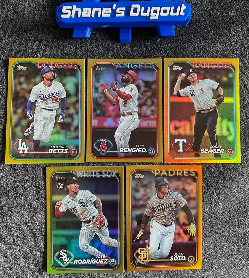 2024 Topps Baseball Series 1 INSERTS (Foils, 89's, Gold, Etc) Complete ...