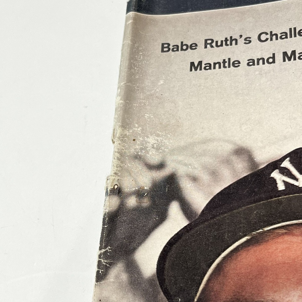 Vintage Life Magazine August 18, 1961 Baseball Mickey Mantel Roger ...