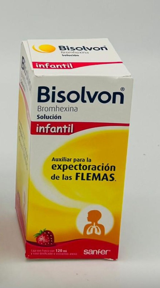 Bisolvon Adult Cold & Cough Syrup Nasal and Chest Congestion Runny Nose ...