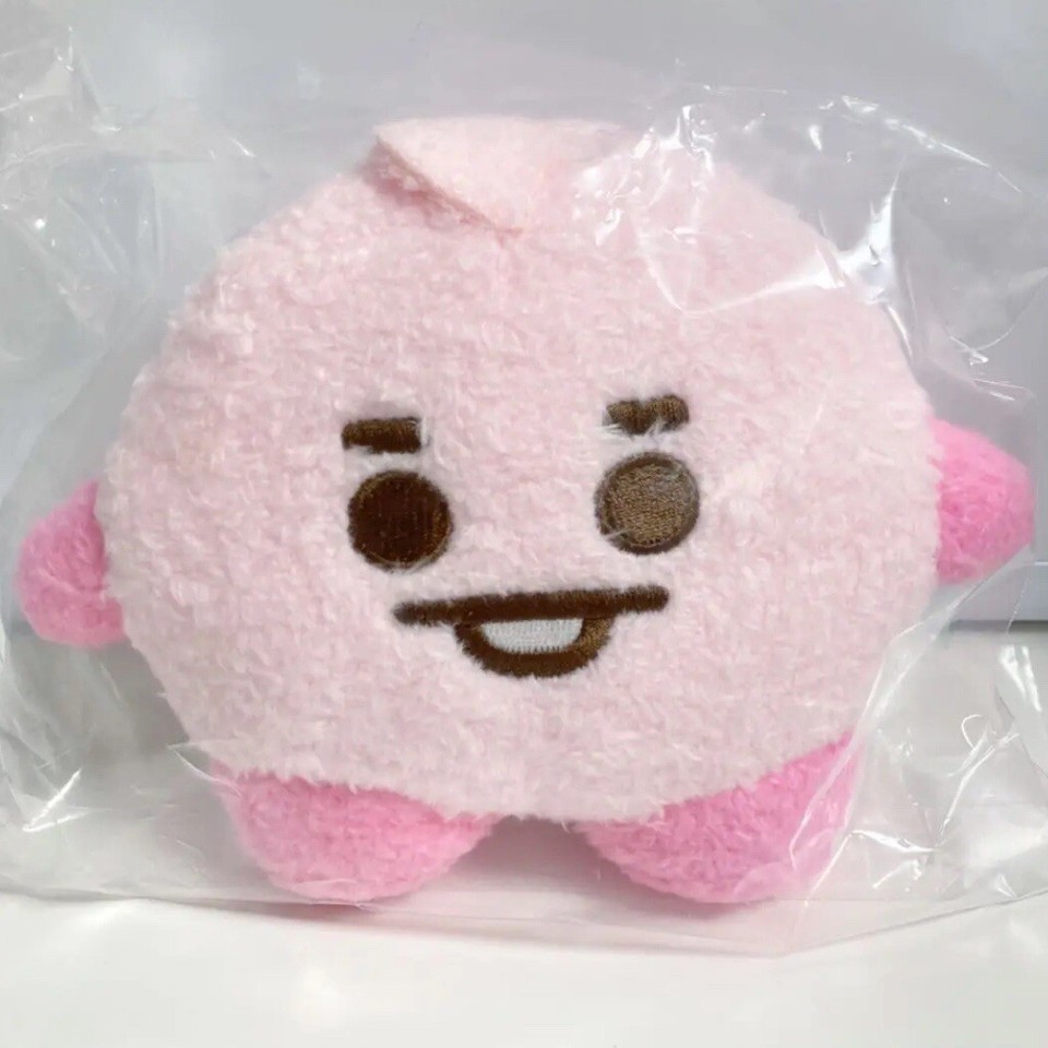 BT21 SHOOKY Tatton Baby Pink Plush Doll S Size Line Friends BTS Suga ...