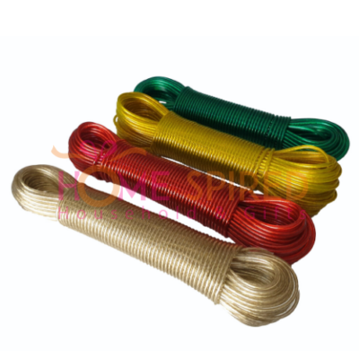 10/15/20/25/30M Plastic Coated Washing Clothes Airer Drying Line Core ...