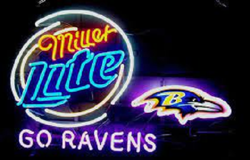 20"x16" Baltimore Ravens Go Ravens Beer Neon Sign Lamp Light Display ...