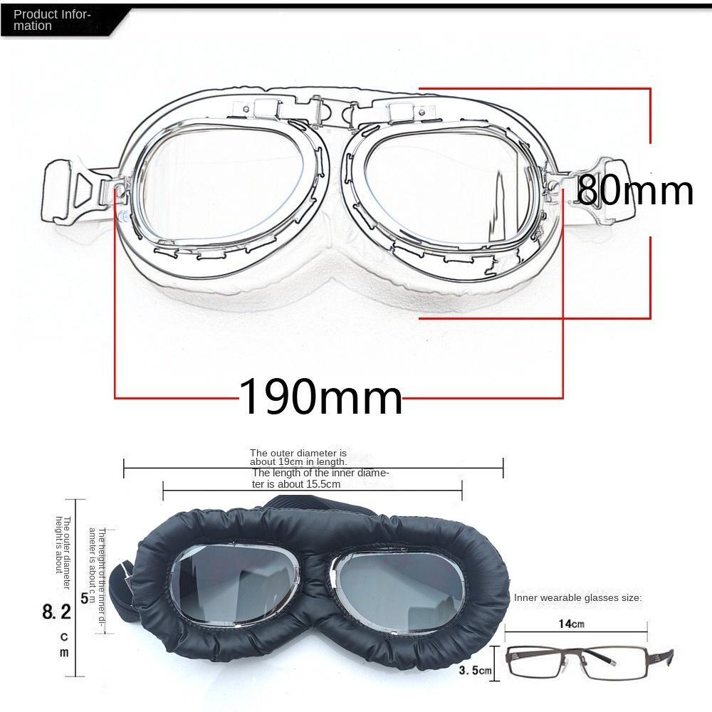 Retro style Rally Goggles Motorcycle riding Riding glasses Sports ...