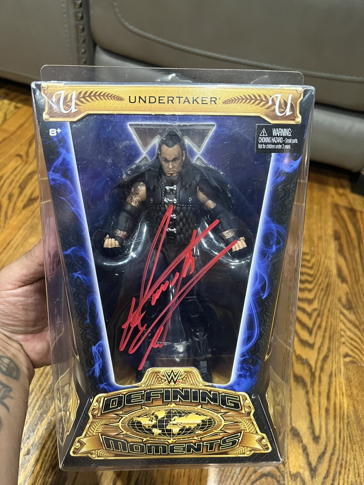 AUTOGRAPHED UNDERTAKER DEFINING MOMENTS FIGURE | eBay